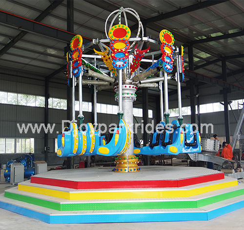 new design spiral jet amusment swing rides